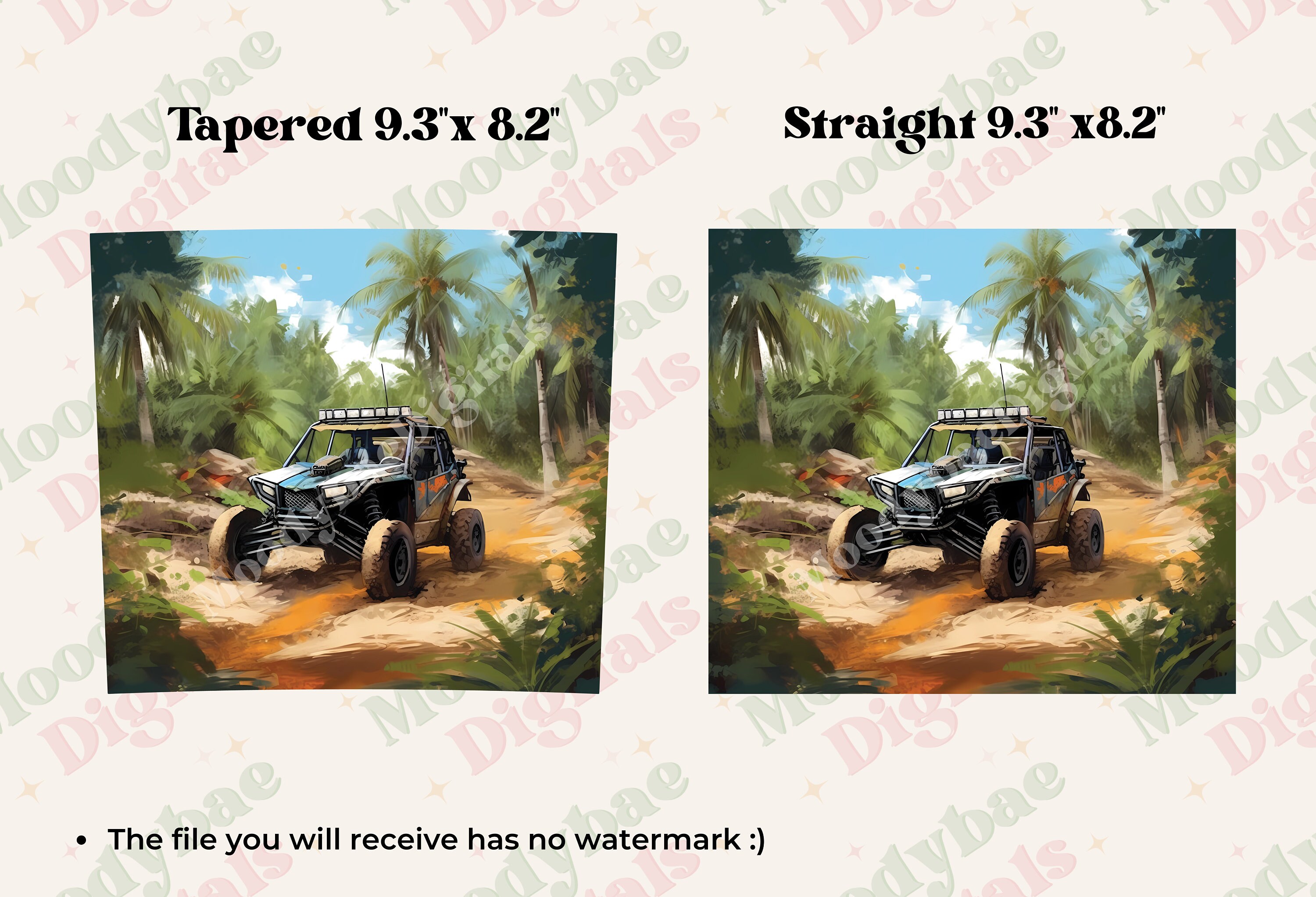 Nature Adventure Sxs Tumbler Wrap, Side by Side,20oz Sublimation ...