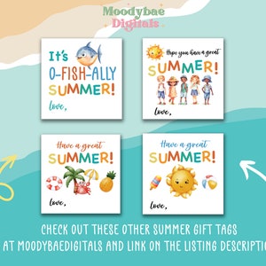 Printable Last Day of School Summer Tags, End of School Year, Kids ...