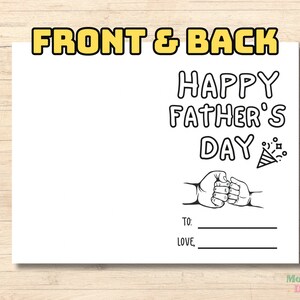 Father’s Day Printable Card,all About My Awesome Dad Fill in the Blanks ...