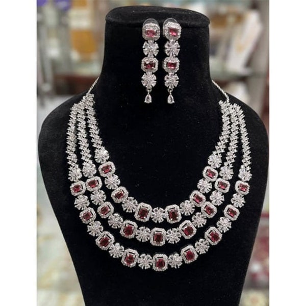 Indian Ruby Necklace - Etsy