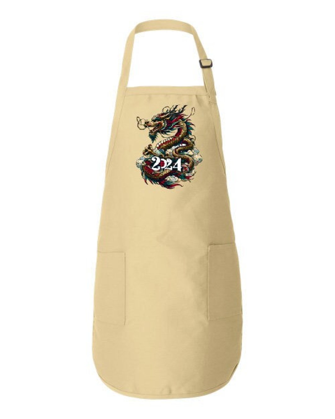 Lunar New Year Cooking Apron Gift, 2024 Chinese New Year Apron, Dragon ...