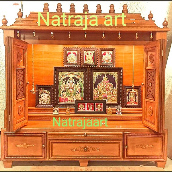 South Indian Temple Pooja Mandirs - Etsy