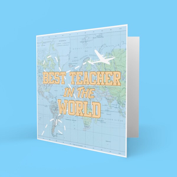 Teaching Map of the World - Etsy UK