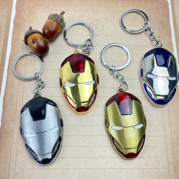 3d Iron Man Keychain - Etsy