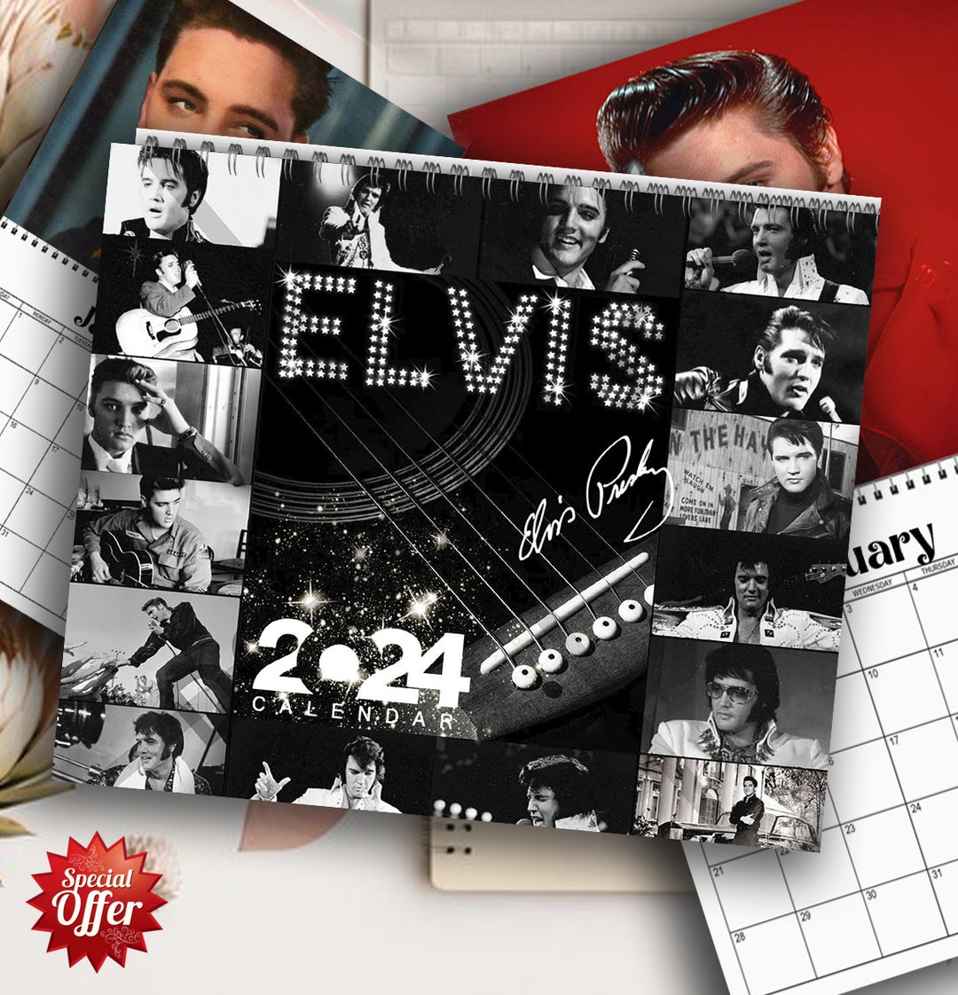 Elvis Presley Wall Calendar 2024 , Elvis 2024 Wall Calendar, the ...