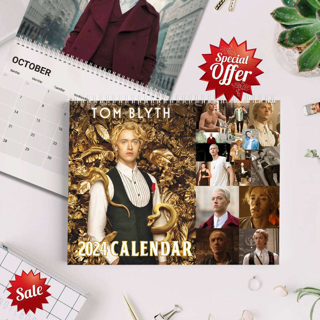 Tom 2024 Calendar, Blyth 2024 Wall Calendar,celebrity Calendar 2024 ...