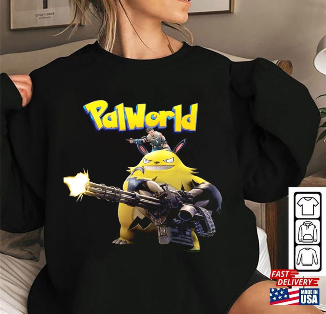Palworld Pals Gizzbolt Shirt, Palworld Video Game Shirt, Palworld ...