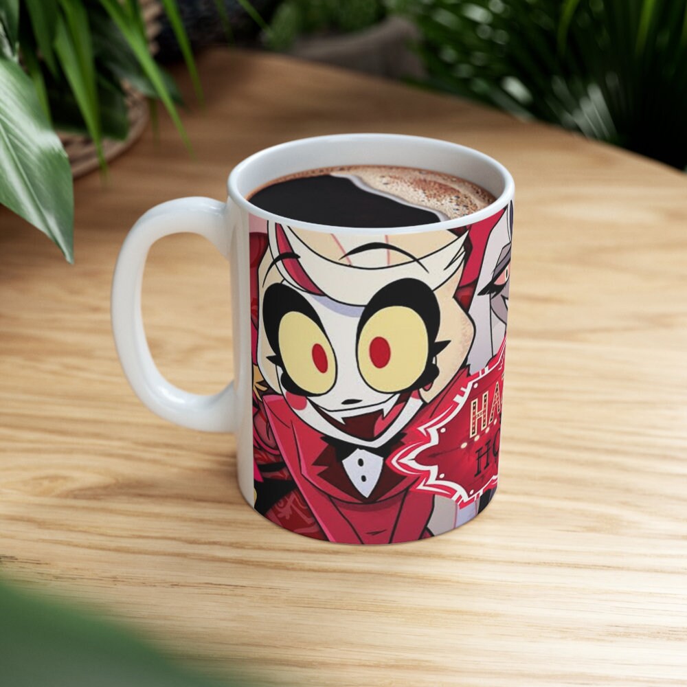 Hazbin Hotel Mug, OH DEER Mug, Coffee Fan Mug, Hazbin Hotel, Alastor's ...