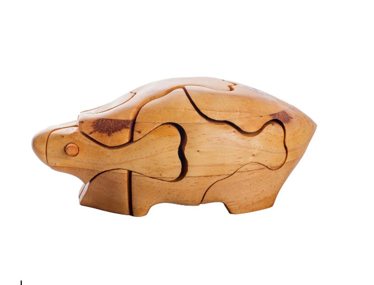 Wooden Turtle Puzzle - Etsy