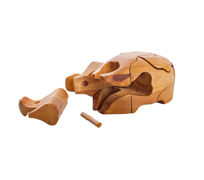 Wooden Turtle Puzzle - Etsy