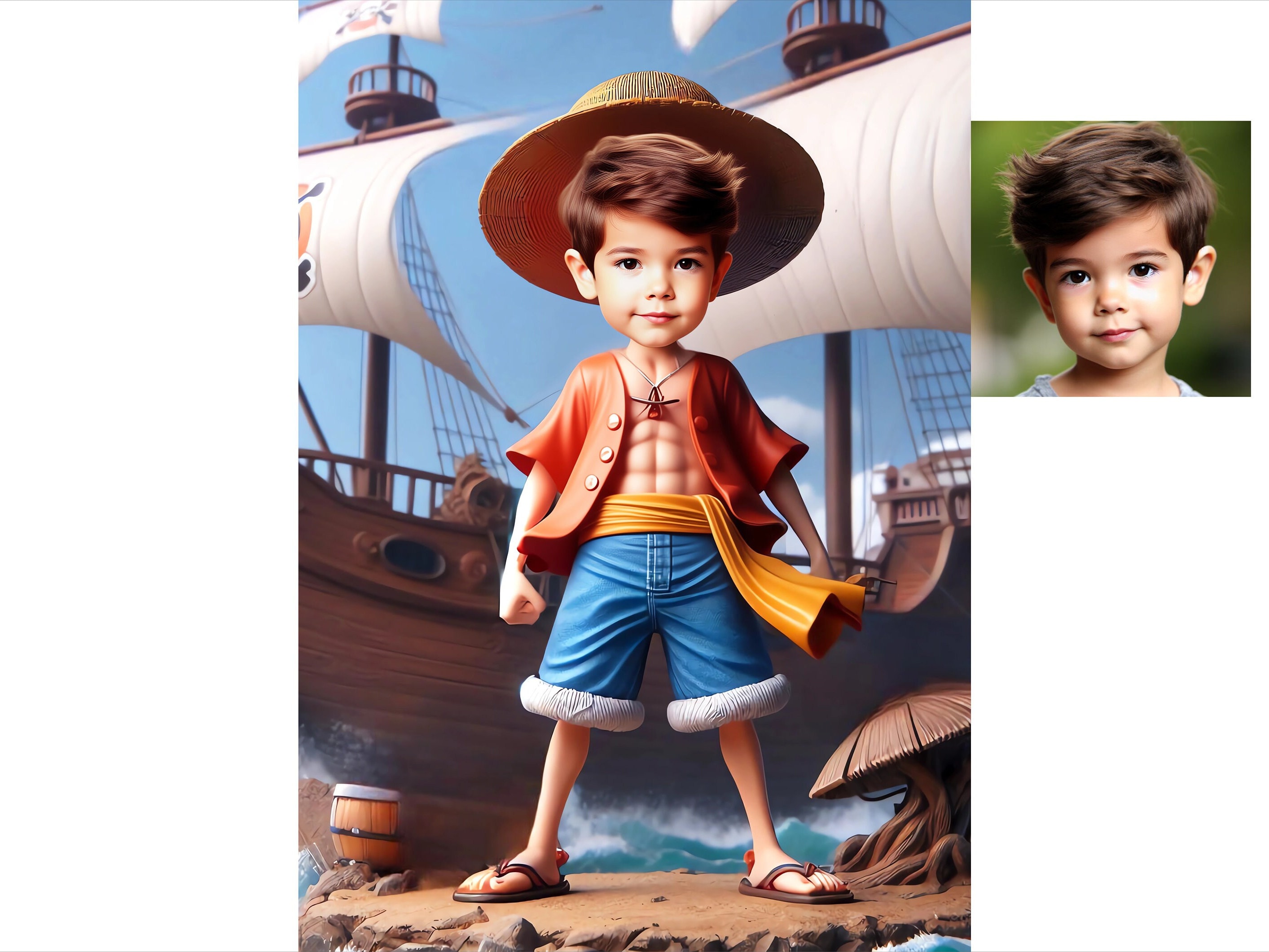 One Piece Portrait, Luffy Portrait, One Piece Photo, One Piece Poster ...