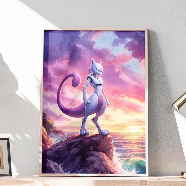 Mewtwo Posters - Etsy Finland
