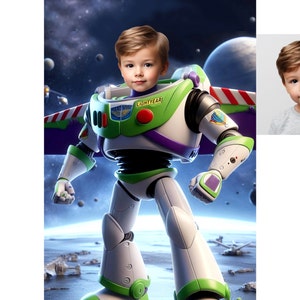 Buzz Lightyear Portrait, Buzz Toy Story Poster, Custom Buzz Poster, Toy Story Photo, Toy Story ...