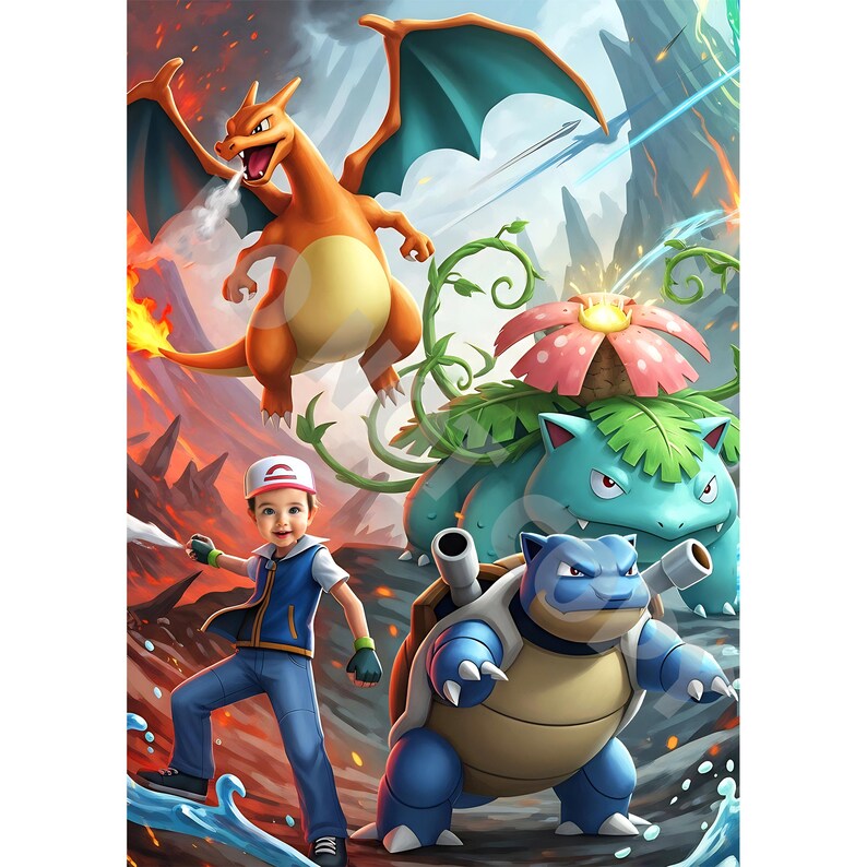 Pokemon Portrait, Custom Pokemon Trainer, Ash Portrait, Pokemon ...