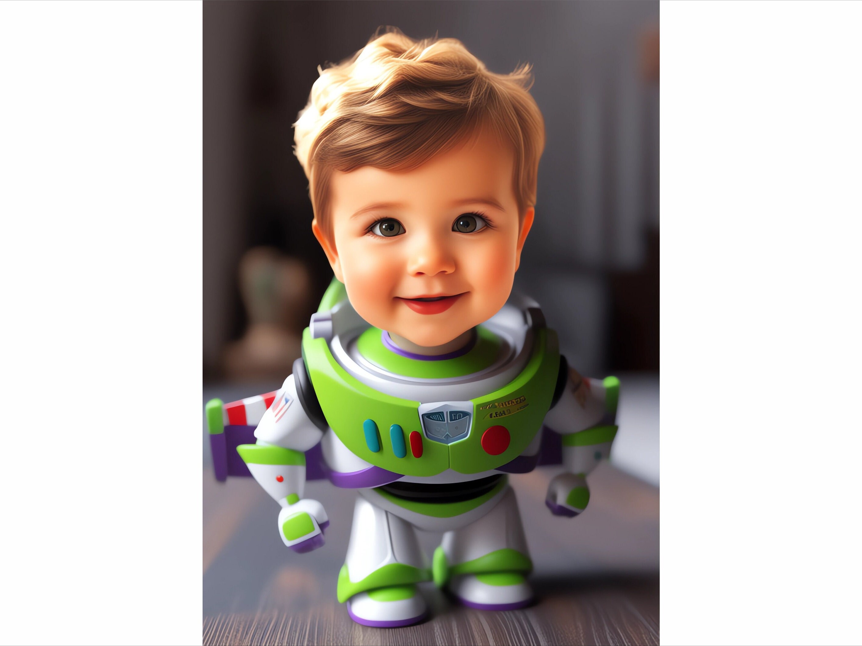 Buzz Lightyear Portrait for Kid Buzz Toy Story for Child - Etsy