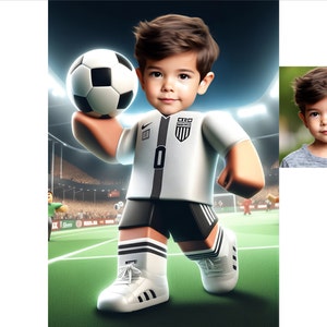 Custom Roblox Portrait: Personalized Digital Caricature (A3 JPG) - Etsy