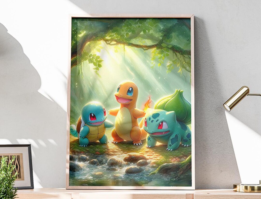 Pokemon Poster, Watercolor Pokemon, Pokemon Painting, Pokemon Wall Art ...