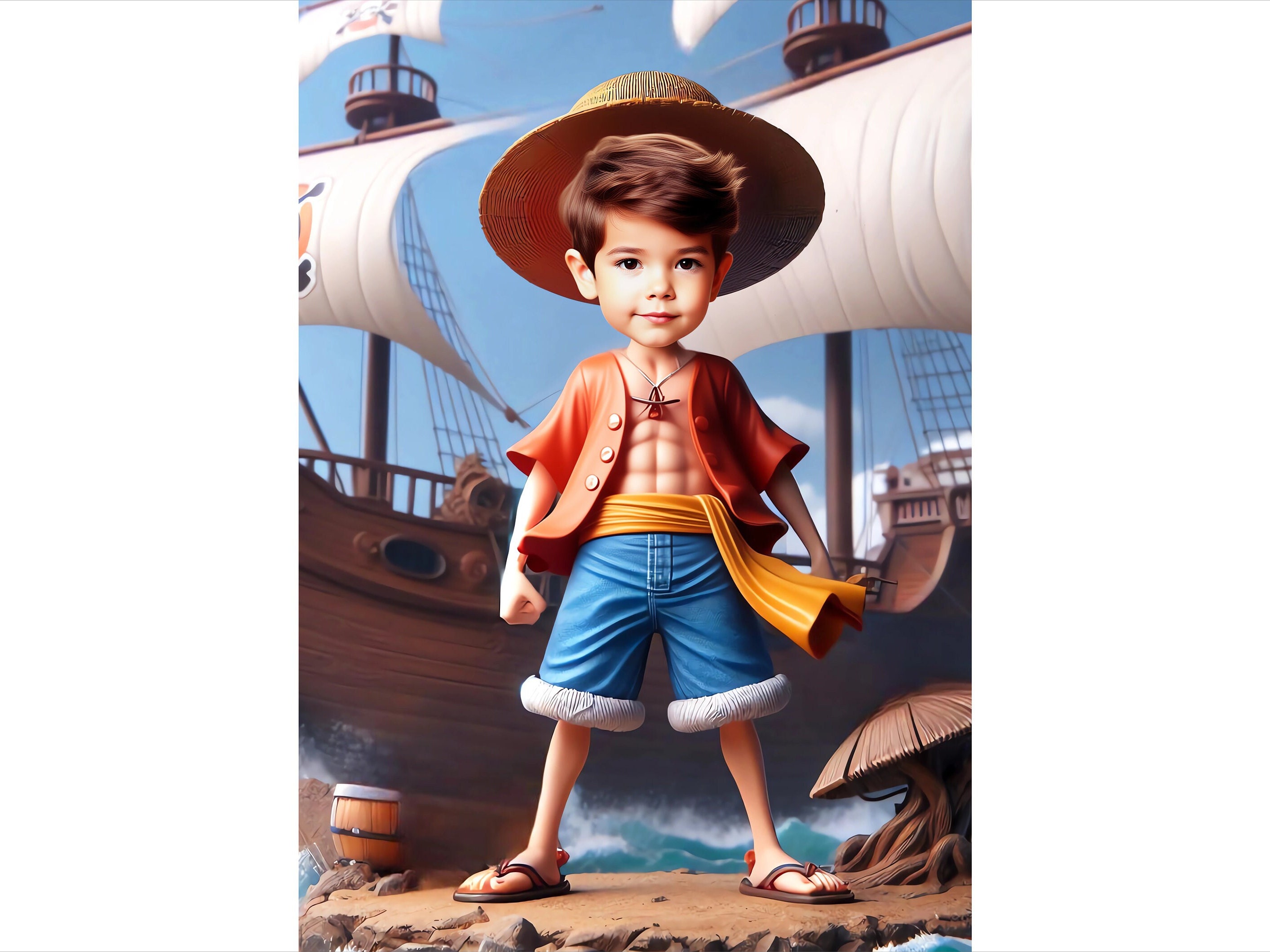 One Piece Portrait, Luffy Portrait, One Piece Photo, One Piece Poster ...