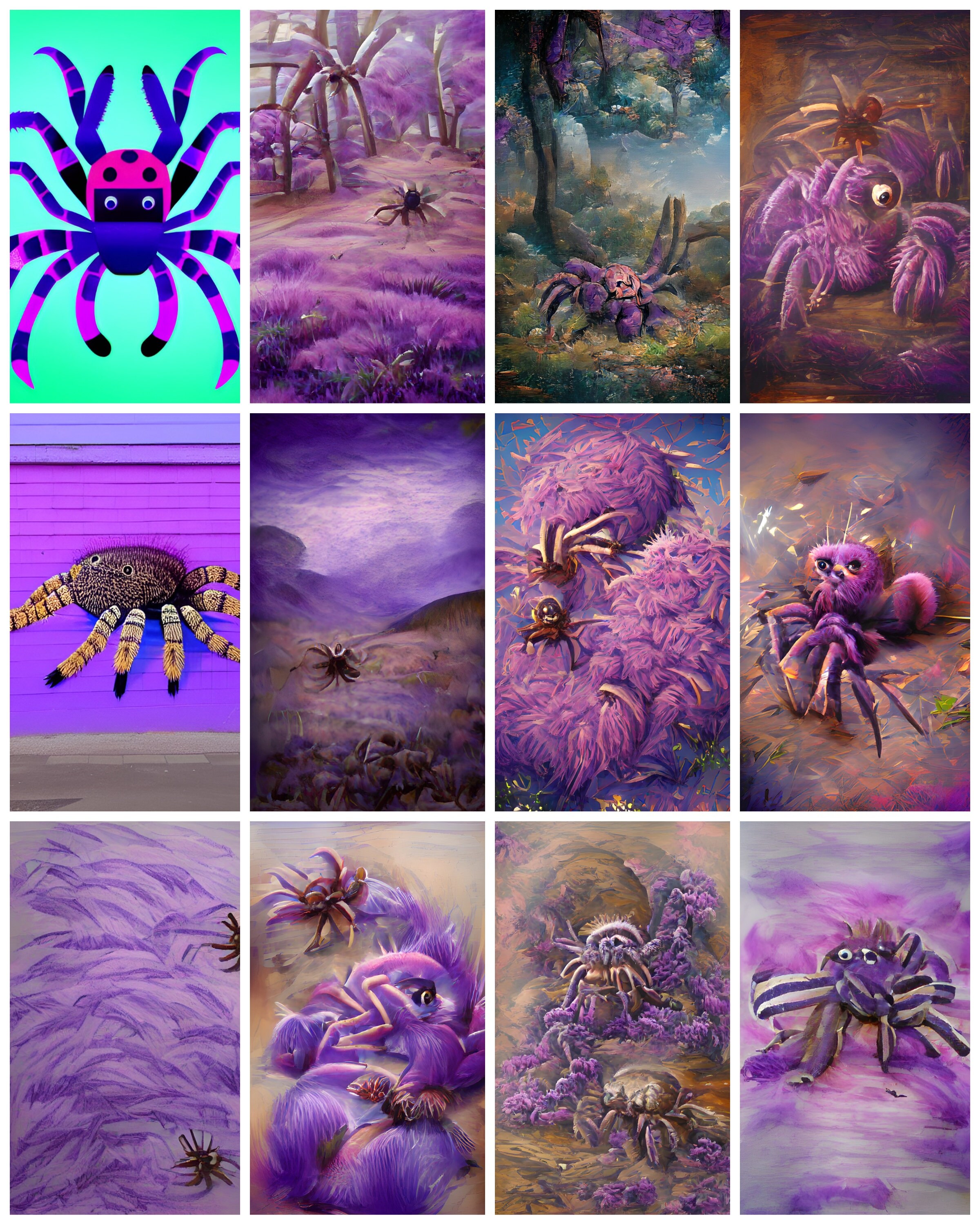 Cute Tarantula Fantasy Wallpapers Bundle Android Wallpapers - Etsy