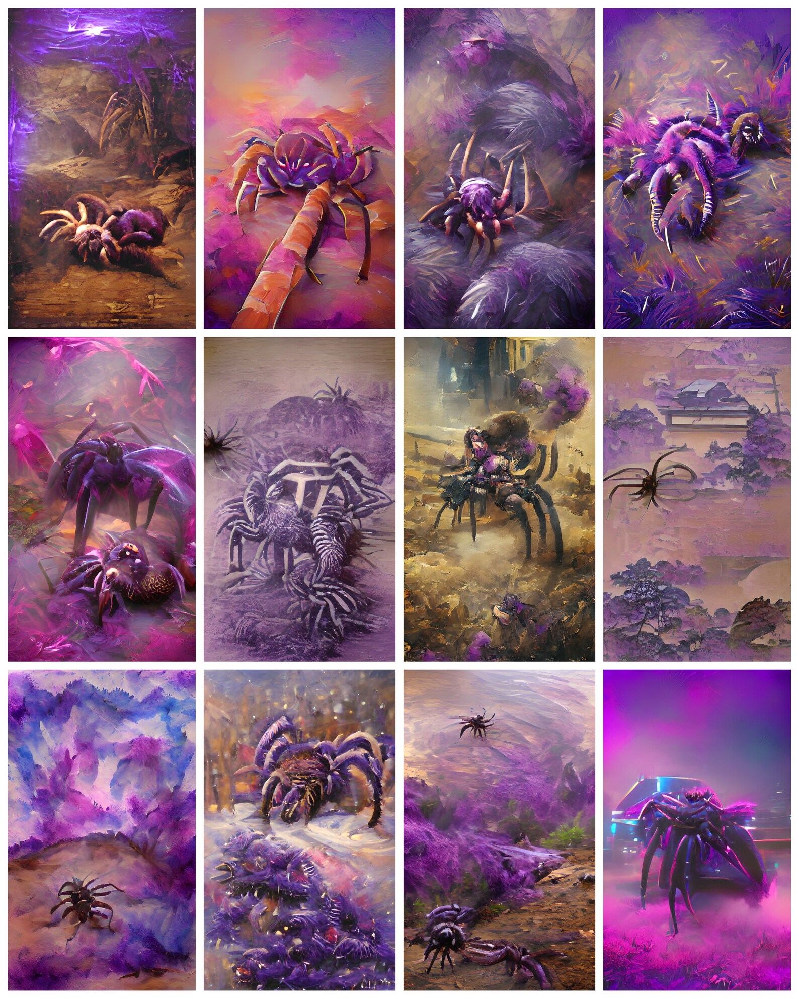 Cute Tarantula Fantasy Wallpapers Bundle Android Wallpapers - Etsy