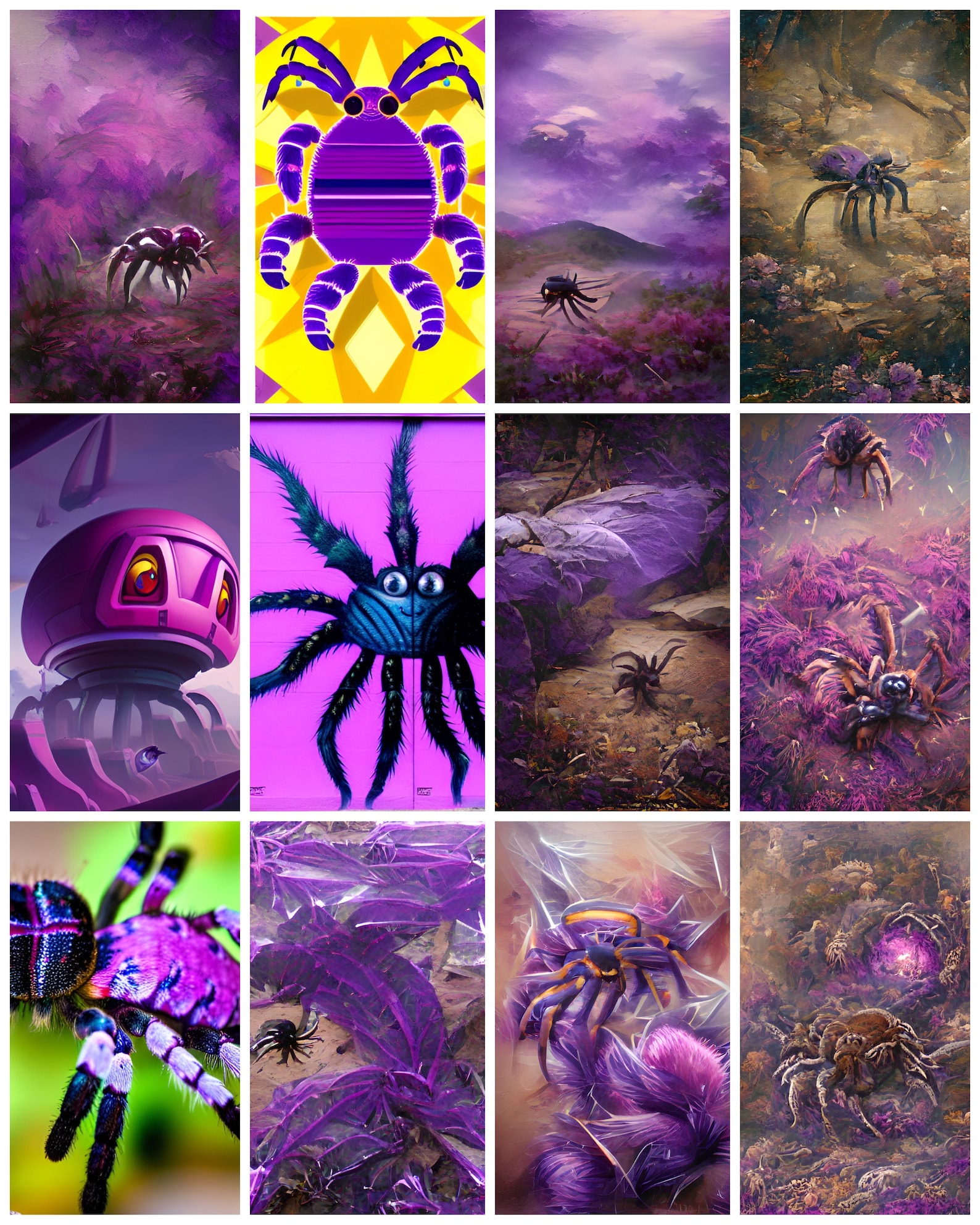 Cute Tarantula Fantasy Wallpapers Bundle Android Wallpapers - Etsy