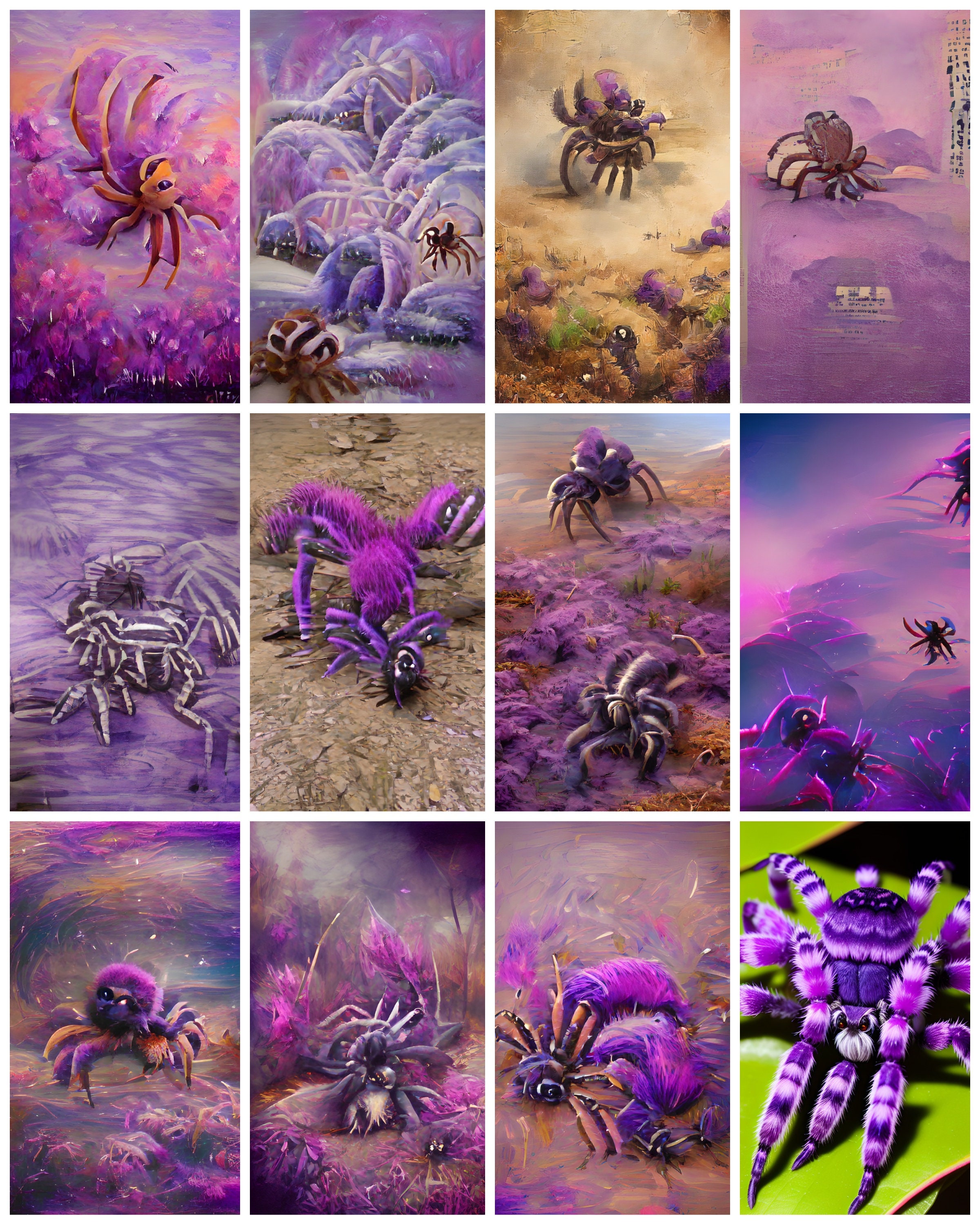 Cute Tarantula Fantasy Wallpapers Bundle Android Wallpapers - Etsy