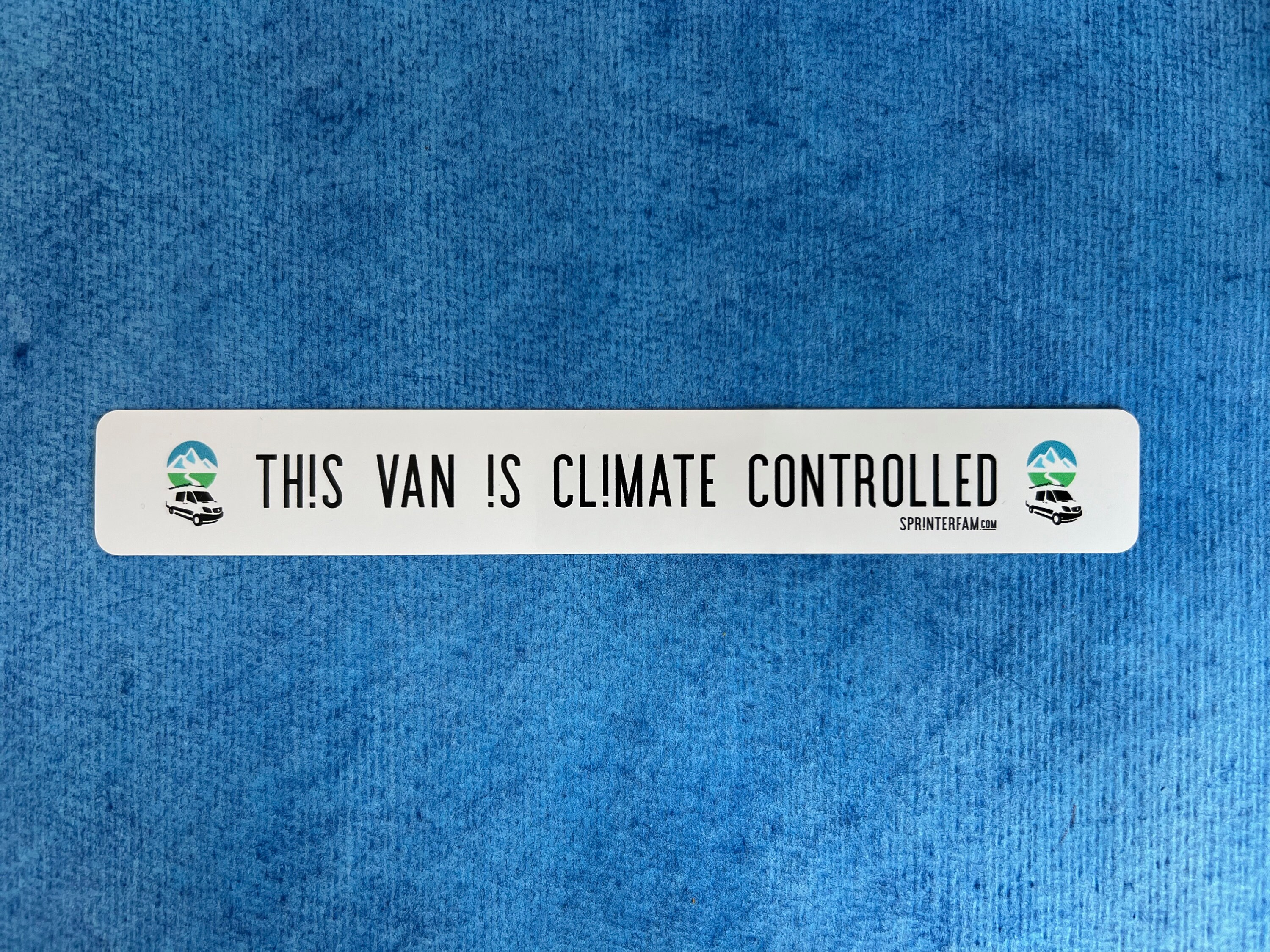 4-pack Climate Controlled Van Sticker Van Life With Pets - Etsy