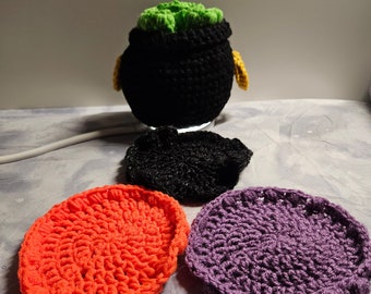 Bubbling Cauldron Coaster Set - Etsy