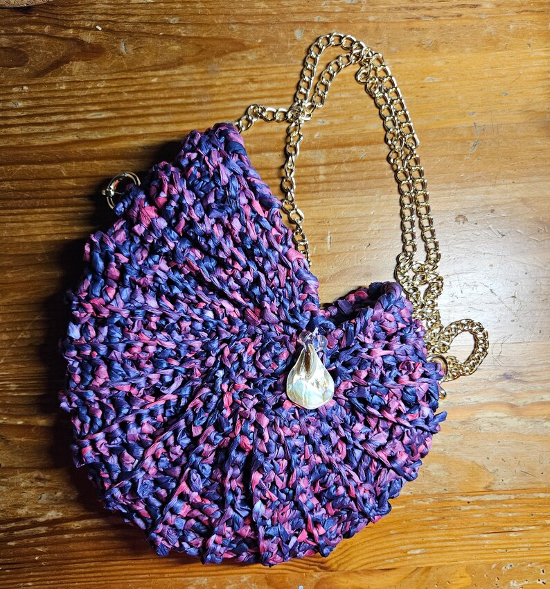 Crochet Ammonite Seashell Bag - Etsy