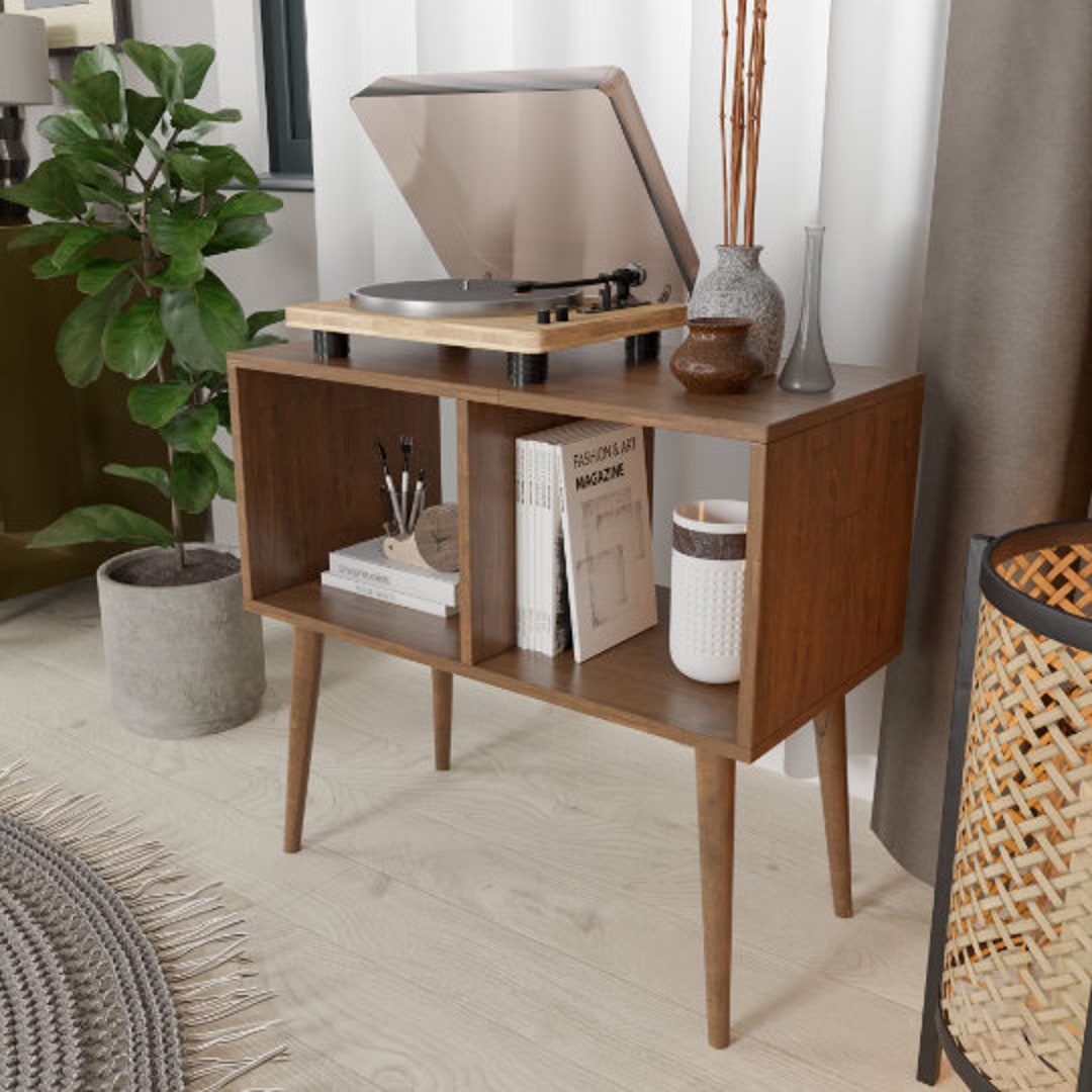 Wood Record Player Stand Retro Home Decorationvinyl Record - Etsy Canada