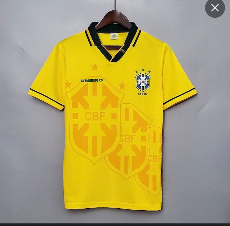 Brazil Football Top - Etsy