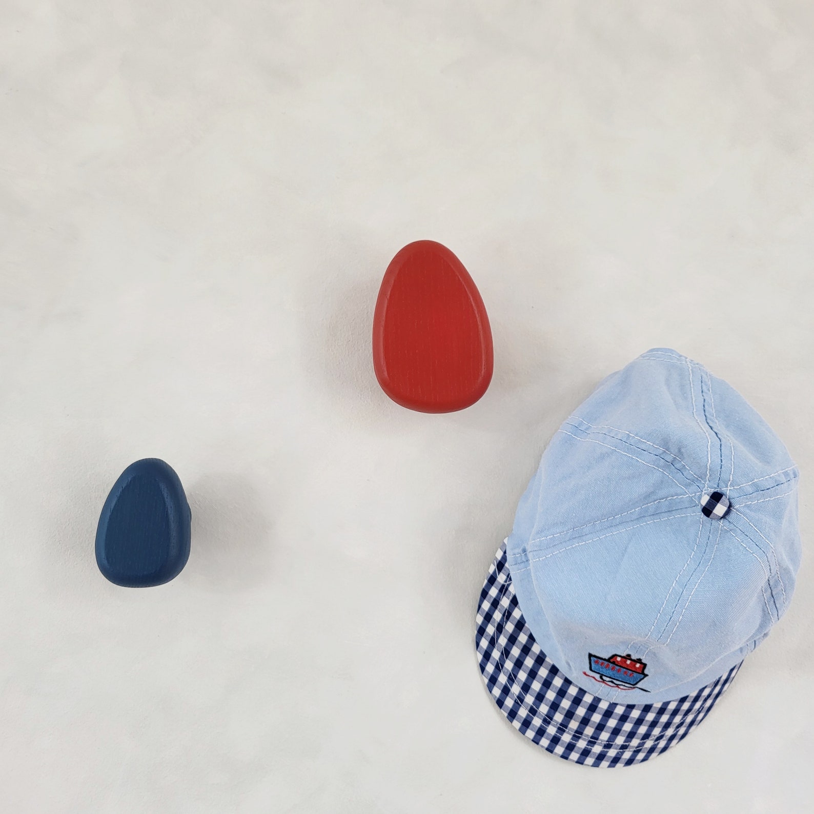 Red Wall Hook DROP I Wood I 2 Sizes I for Kids Room Nursery I - Etsy