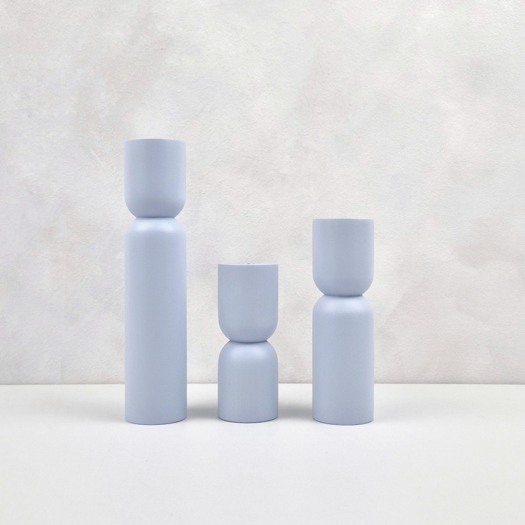 Light Blue Small Furniture Legs for Boys Room I Turned Feets for ...