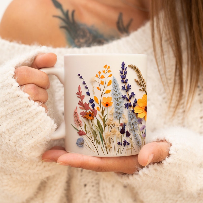 Unique Coffee Mugs Flower - Etsy