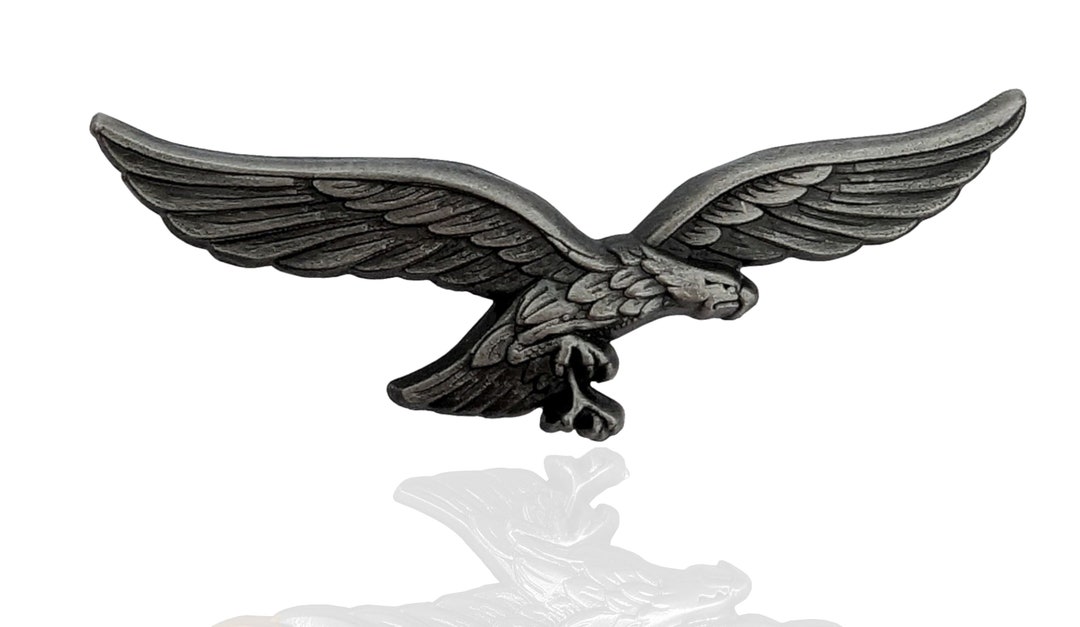 Eagle Pin silver - Etsy