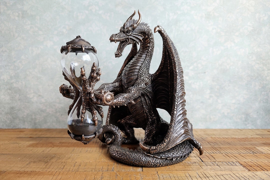 Dragon Hourglass Timekeeper 5-minute Dragon Figurine Sculpture for ...