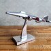 Jet Aluminum Model Aircraft Classic Silver Jetliner Gift Idea for Pilot ...