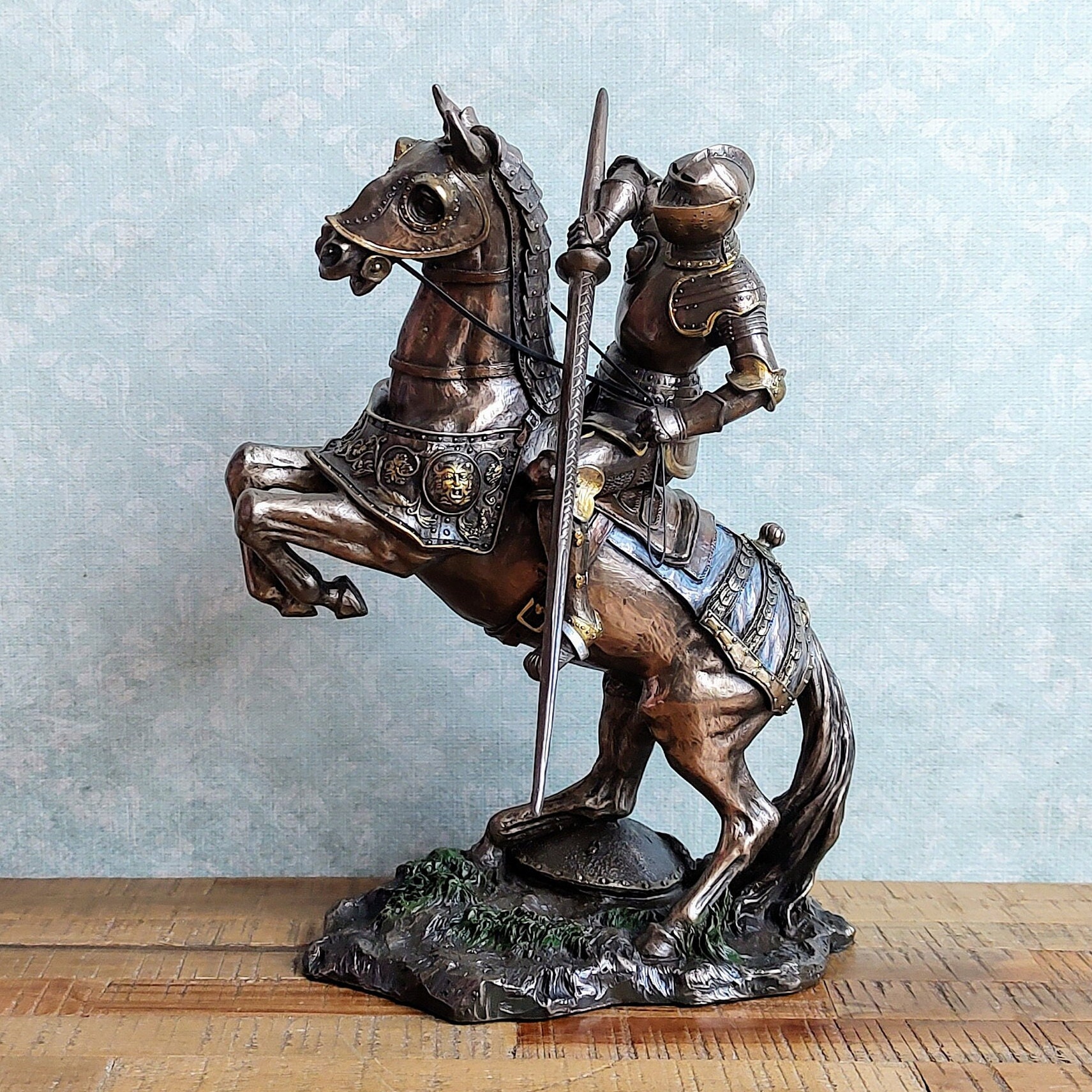 Horse Rearing With Knight