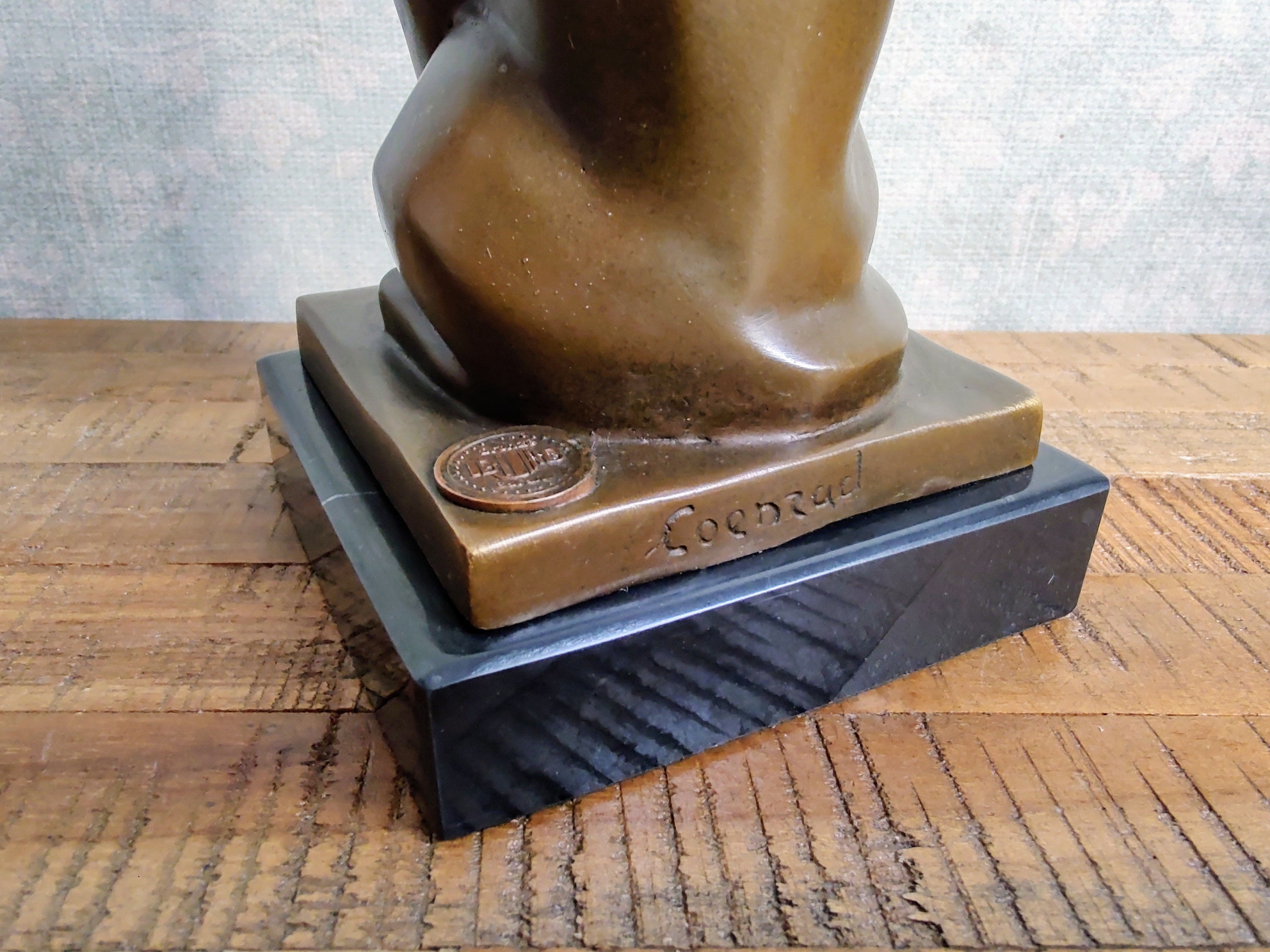 Cat Bronze Sculpture Statuette, Animal Art Figurine, Kitten Bronze ...