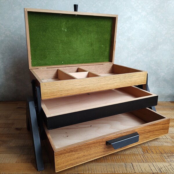Wooden Sewing Box - Etsy