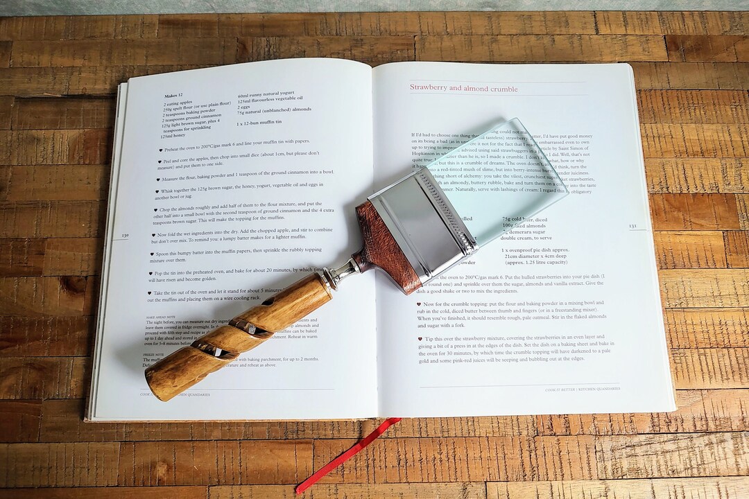 Frameless Square Magnifying Glass With Handle - 12.2" Length - Etsy