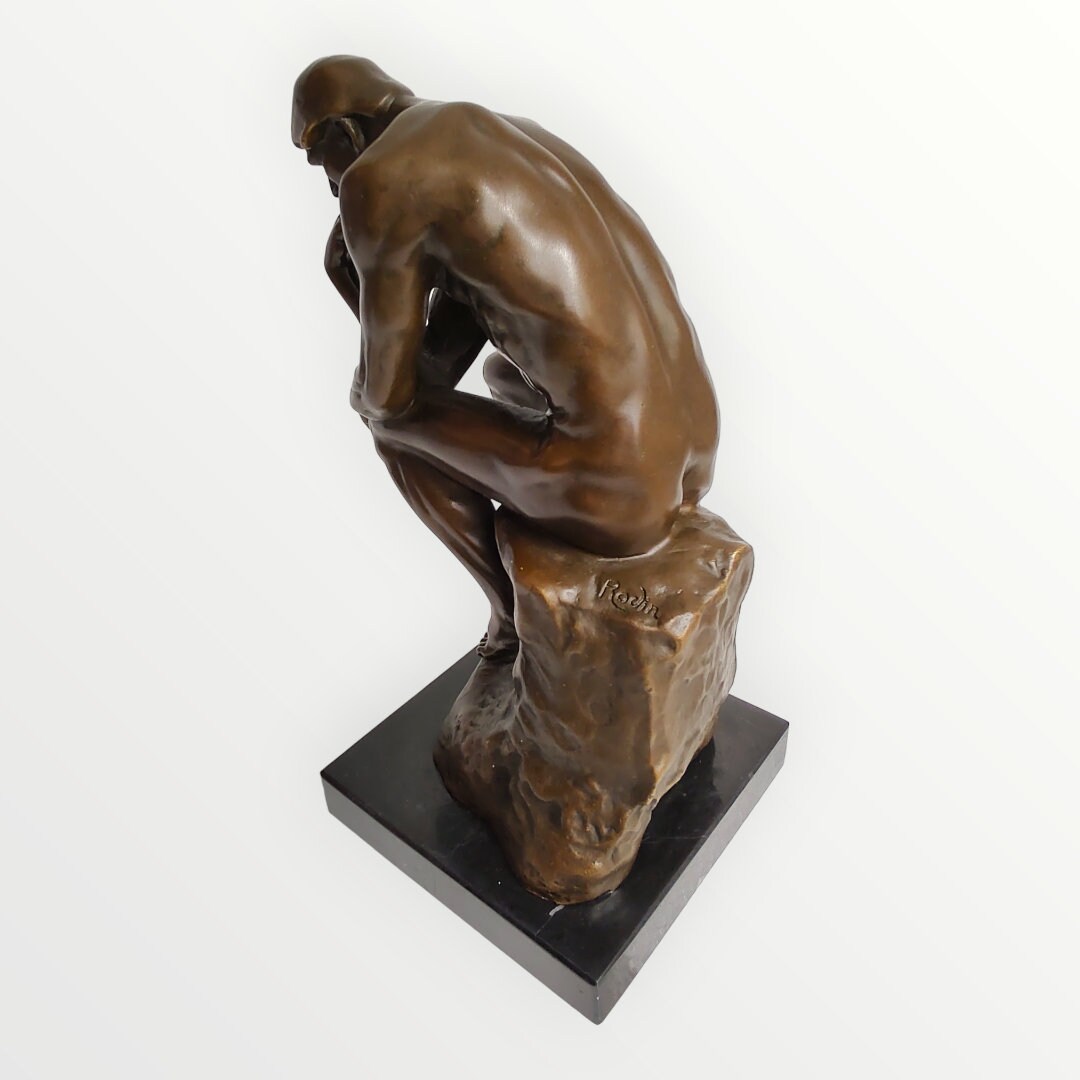 The Thinker Bronze Statue by A.rodin High Quality Thinker - Etsy