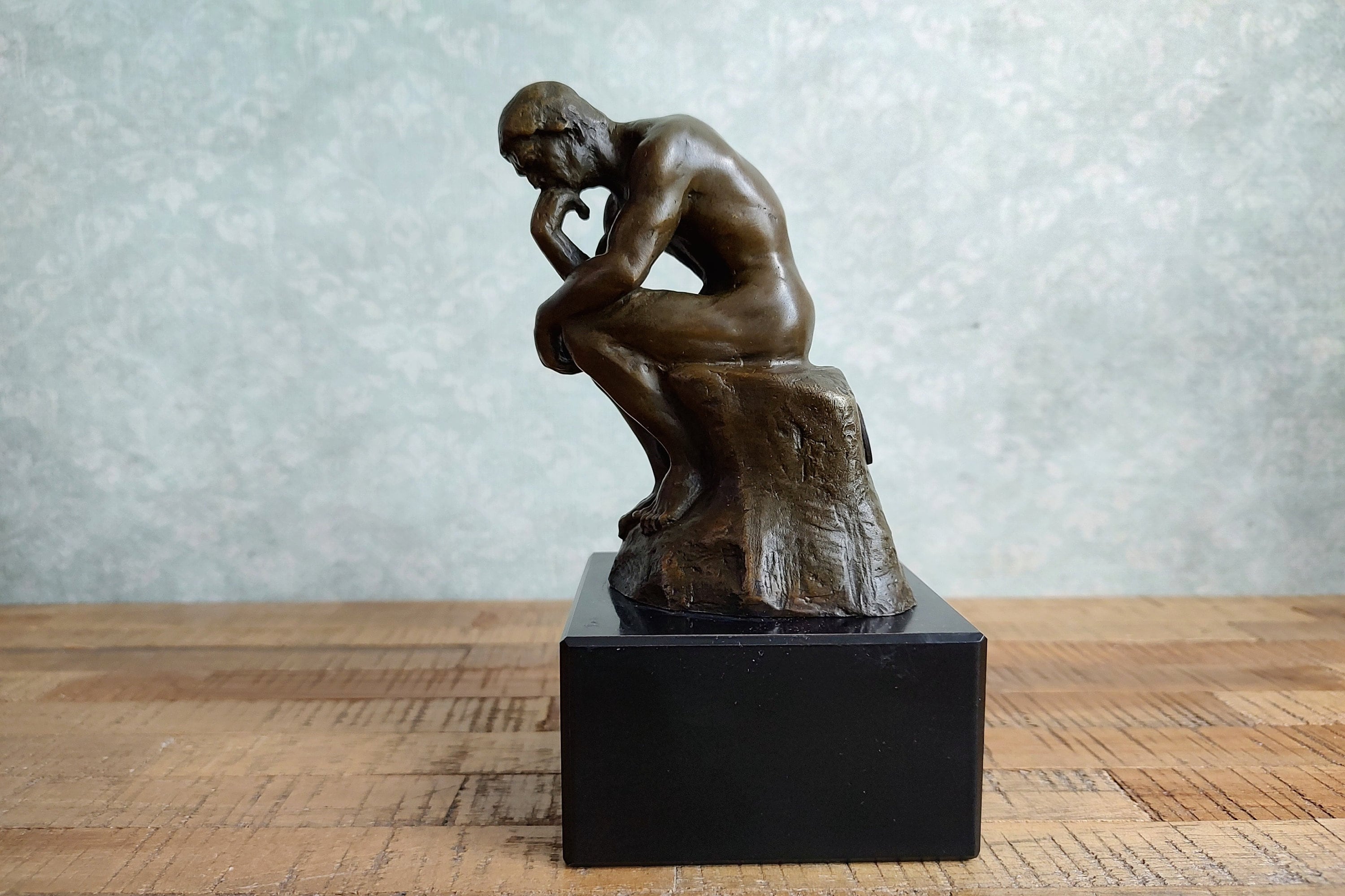 The Thinker Auguste Rodin Bronze Sculpture Le Penseur Paris France - Etsy