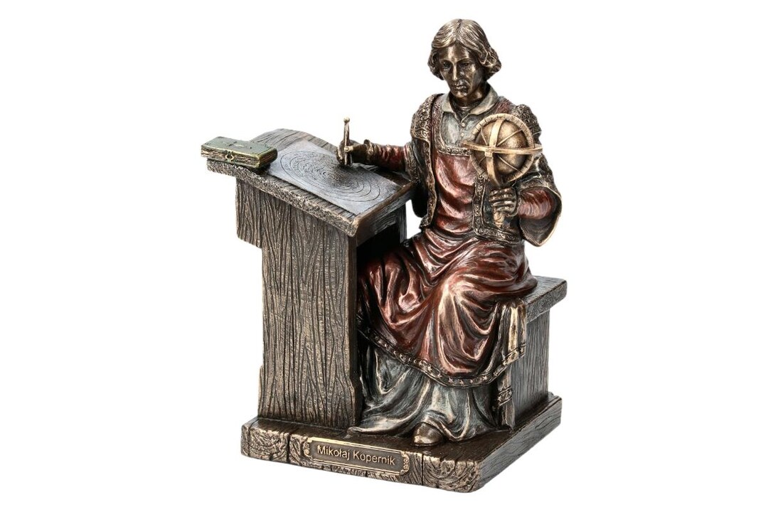 Nicolaus Copernicus Figurine Heliocentric Model Discoverer Cold Cast ...
