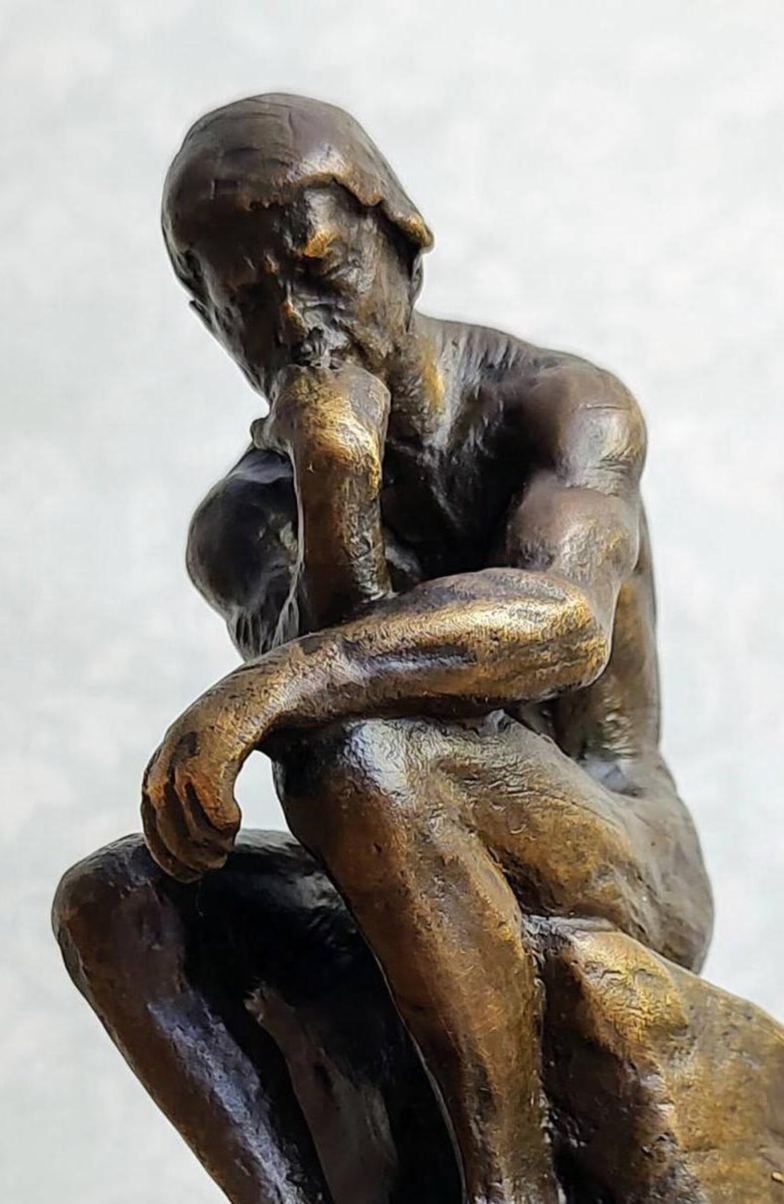 The Thinker Auguste Rodin Bronze Sculpture Le Penseur Paris France - Etsy