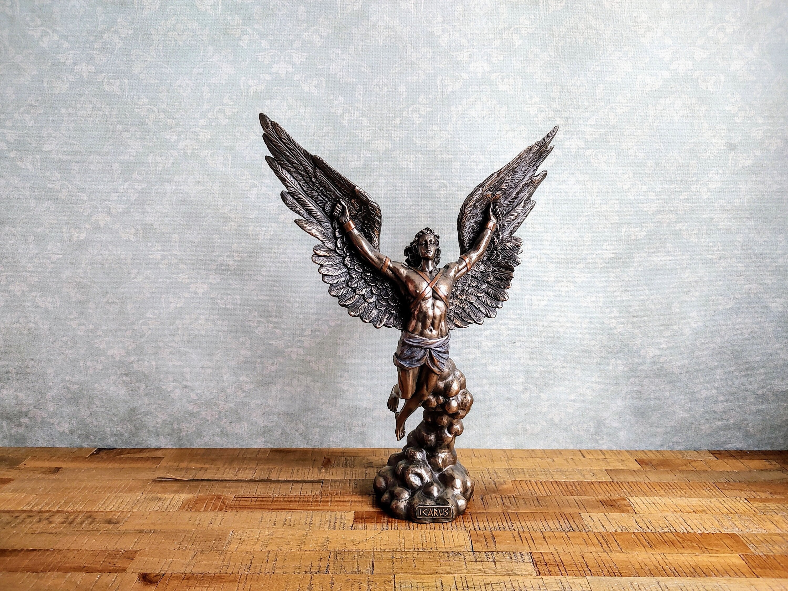 Icarus Son of Daedalus With Wings Escape From Crete, Bronze Finish ...
