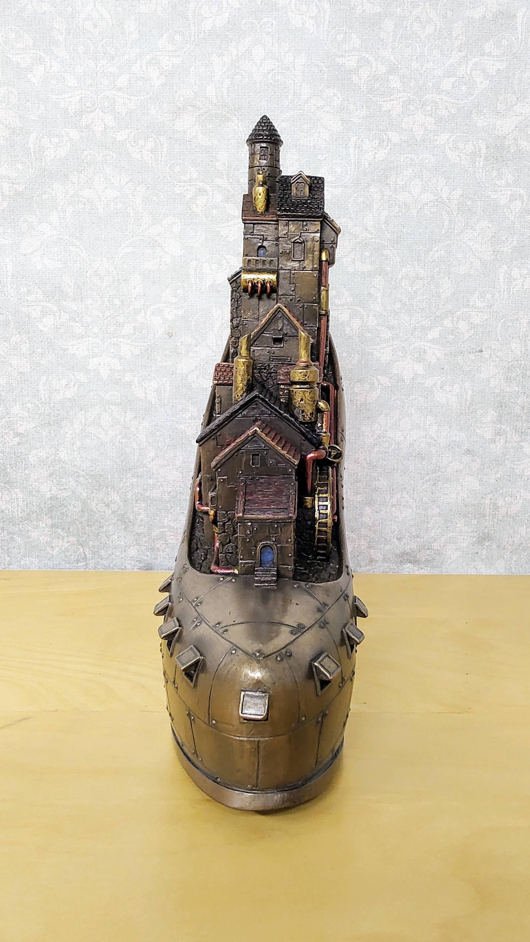 Steampunk Shoe - Village in a High Heel - Etsy