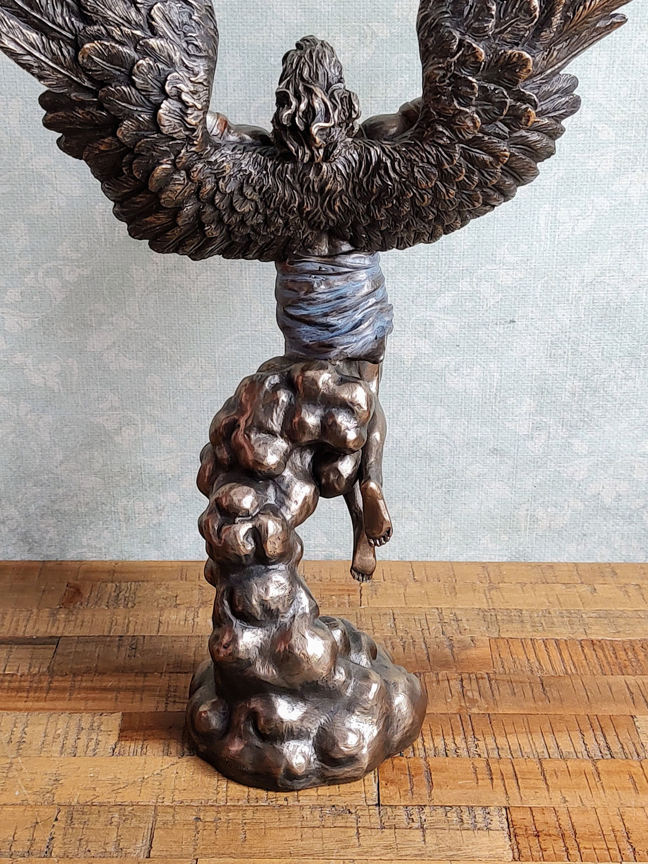 Icarus Son of Daedalus With Wings Escape From Crete, Bronze Finish ...