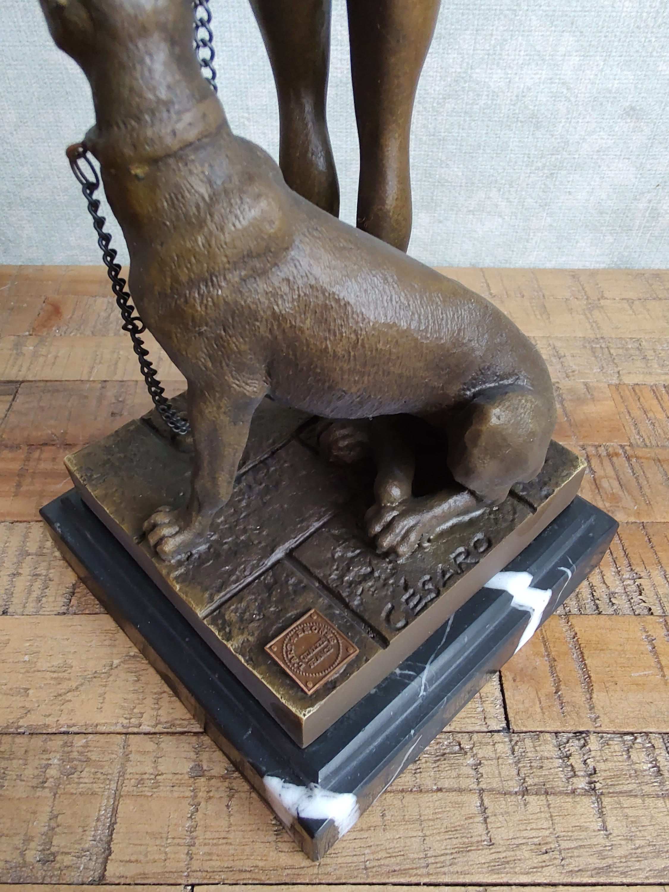 Cleopatra With Panther Bronze Sculpture Egyptian Queen Pharaoh Queen of ...