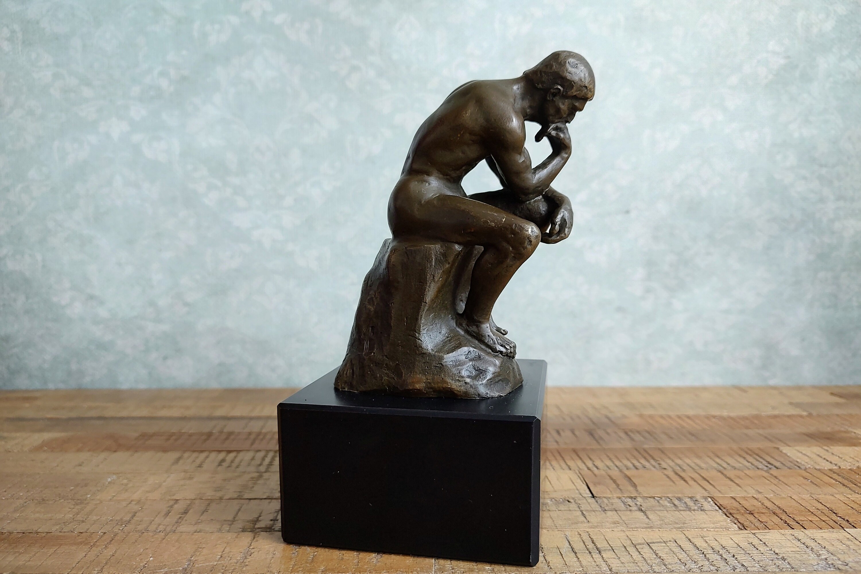Der Denker Auguste Rodin Bronze Skulptur Le Penseur Paris Frankreich ...